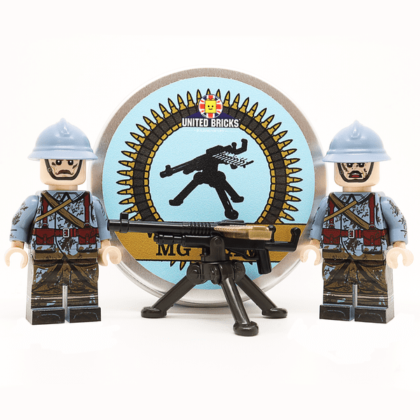 UnitedBricks WWI French MG Team | NewYorkCustoms