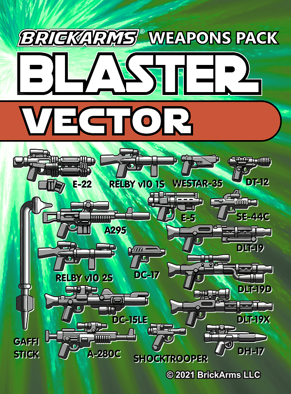 Blaster Weapons Pack - Vector | NewYorkCustoms